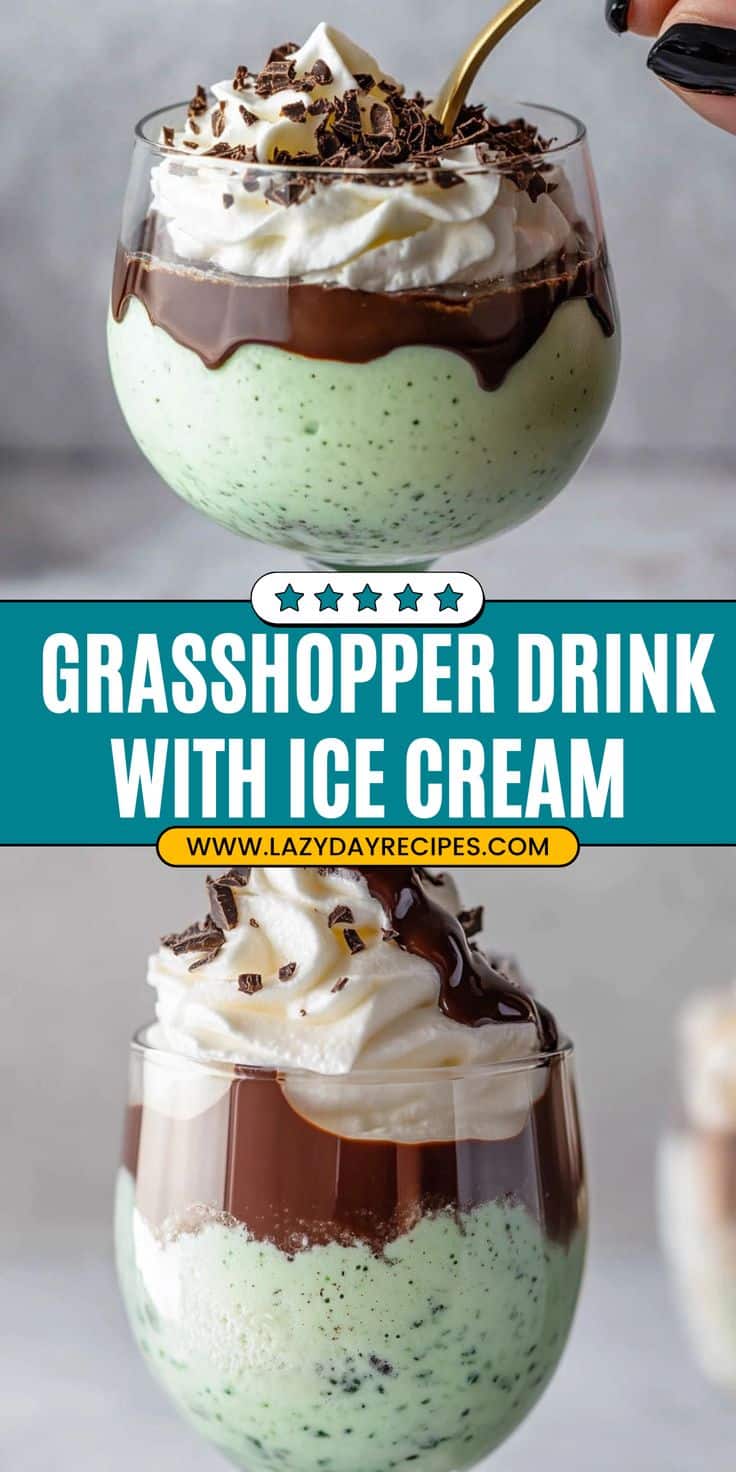 Grasshopper Drink Recipe - LazyDayRecipes