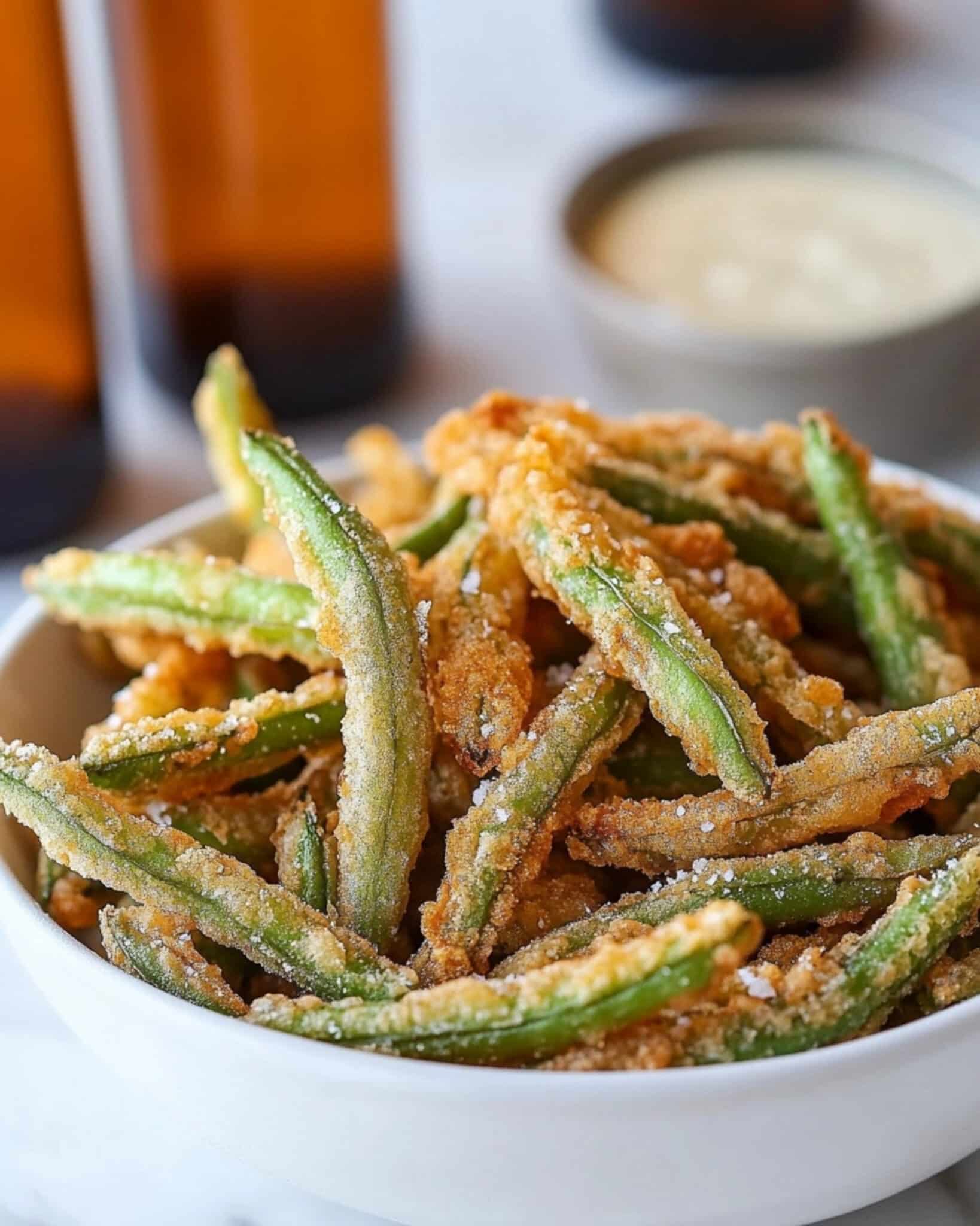 Crispy Fried Green Beans Recipe - LazyDayRecipes