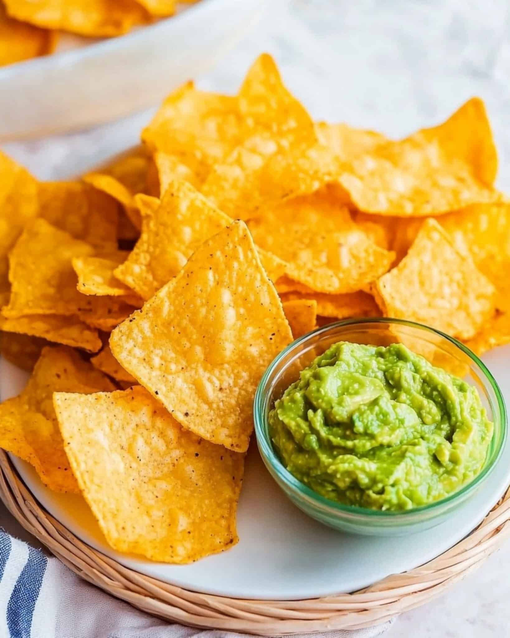 Homemade Fried Tortilla Chips Recipe - LazyDayRecipes