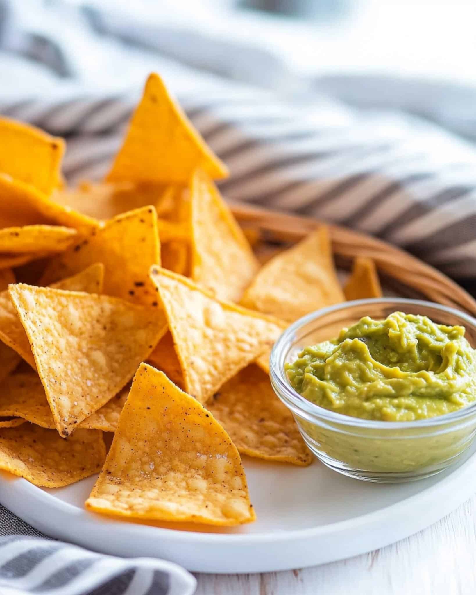 Homemade Fried Tortilla Chips Recipe - LazyDayRecipes