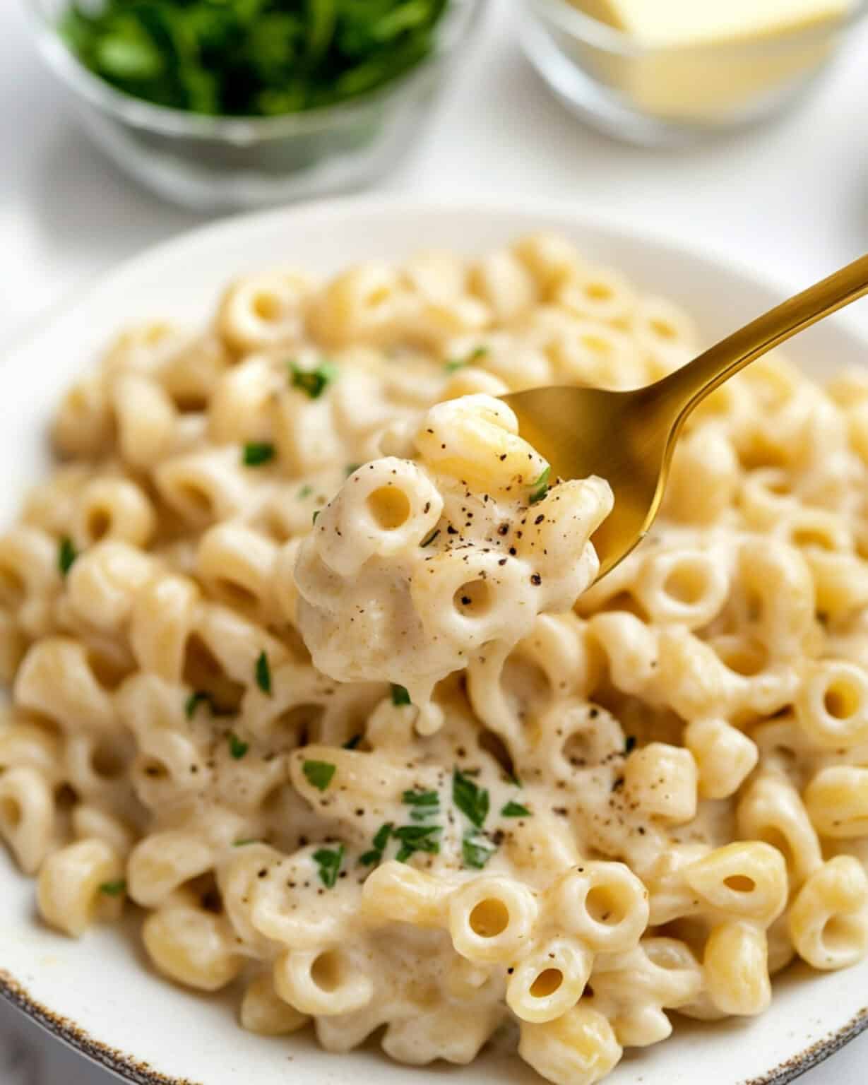 One-Pan Butter Parmesan Pasta Recipe - LazyDayRecipes