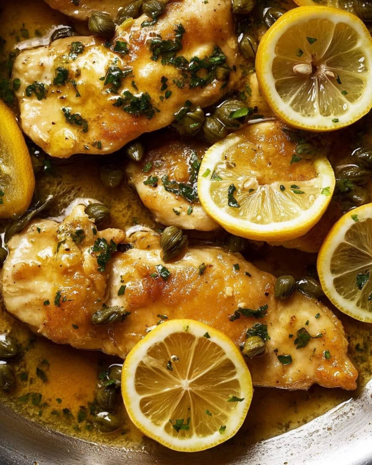 Chicken Piccata with Capers Recipe - LazyDayRecipes