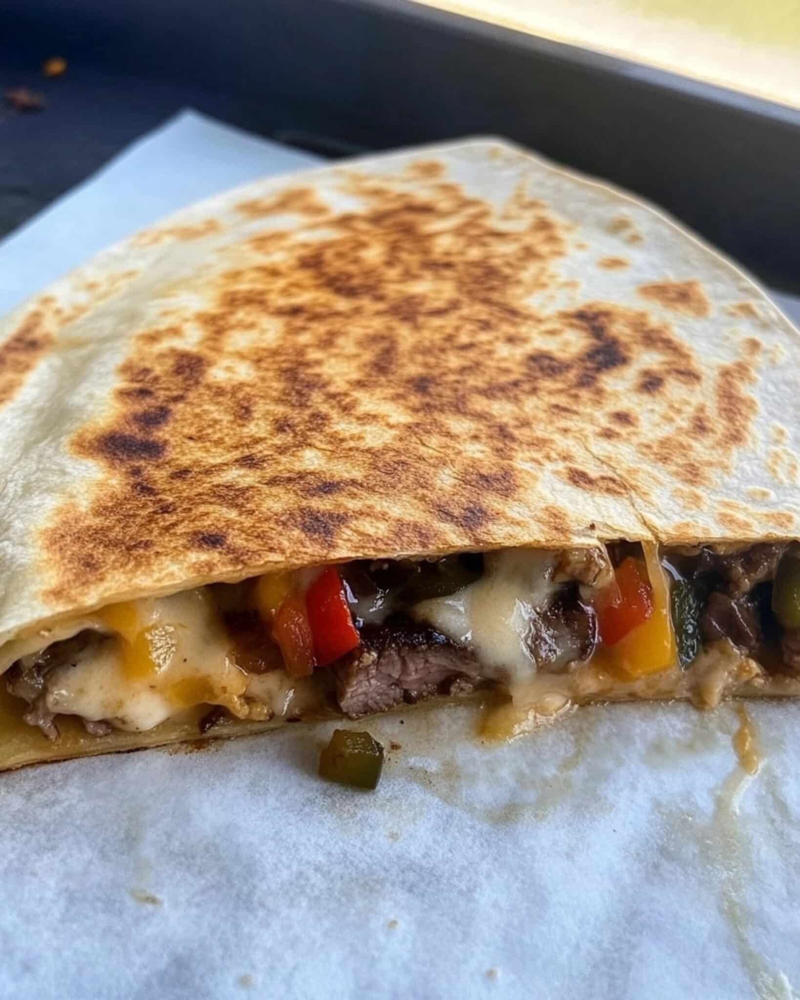 Chili Lime Steak Quesadilla Recipe - LazyDayRecipes