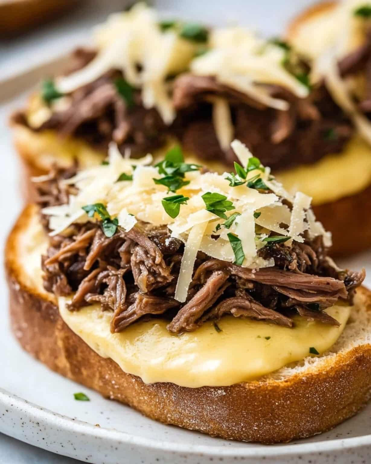 Open Faced Roast Beef Sandwich Recipe - LazyDayRecipes