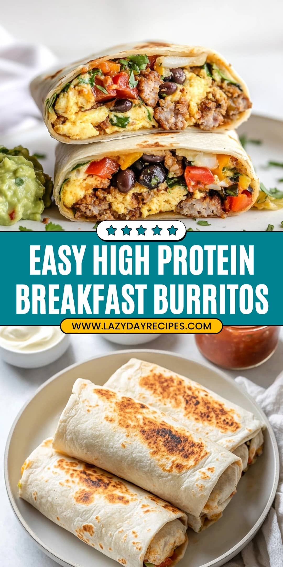 High Protein Breakfast Burrito Recipe - Irresistible Protein-Packed ...