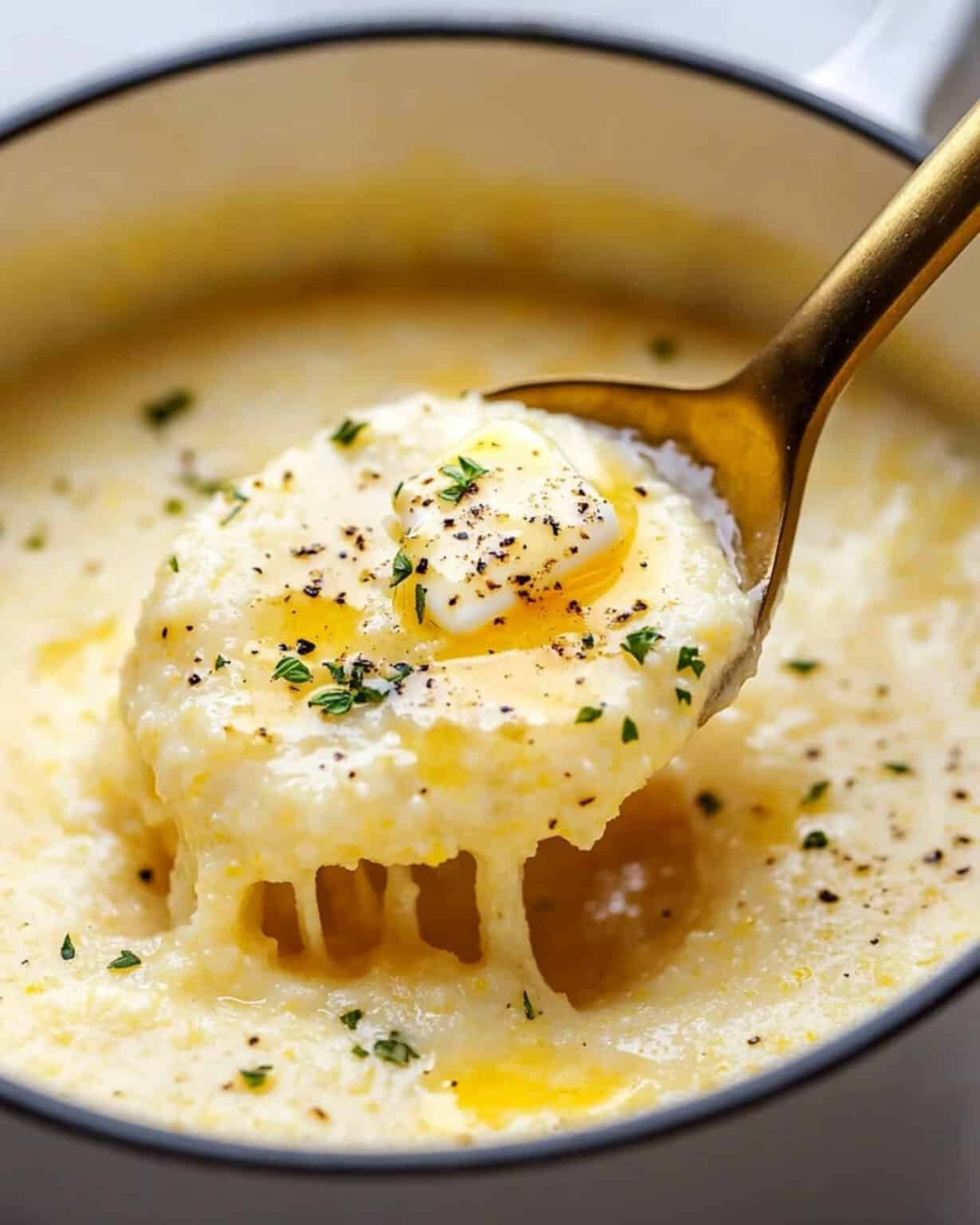 Creamy Cheesy Grits Recipe - LazyDayRecipes
