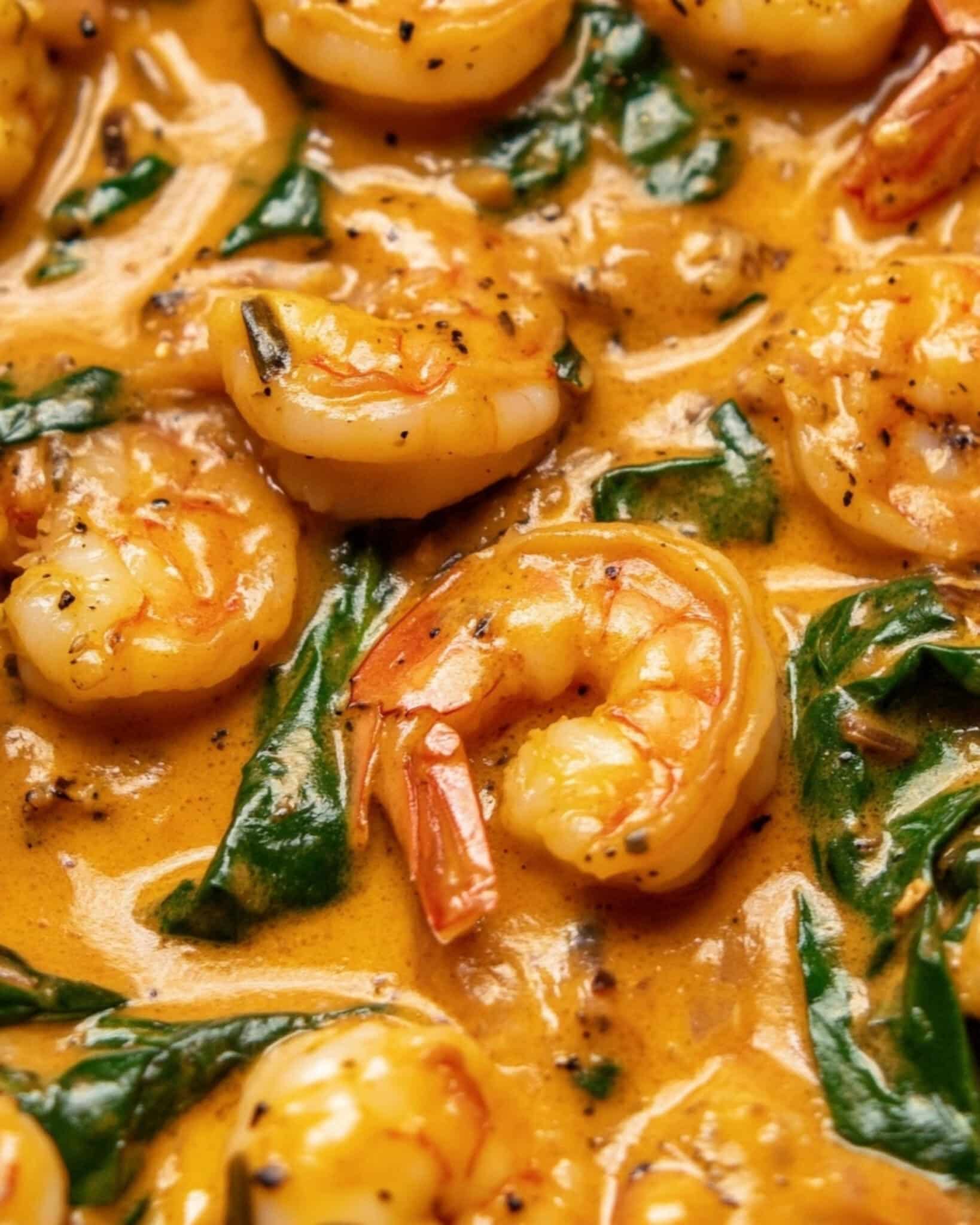 Creamy Tuscan Prawns Recipe - LazyDayRecipes