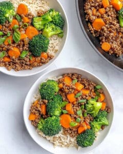 Firecracker Beef Bowls Recipe - LazyDayRecipes