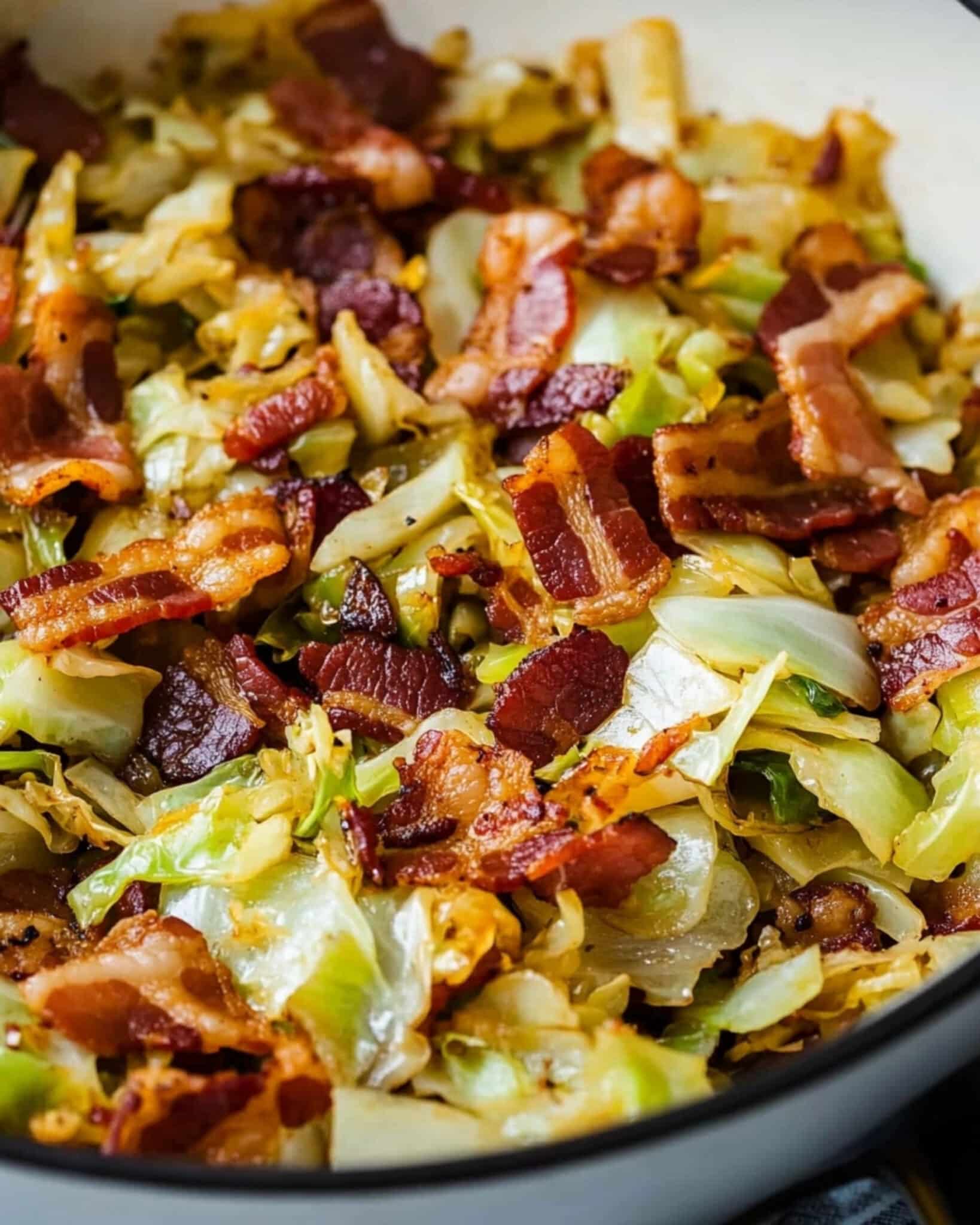 Easy Fried Cabbage Recipe - LazyDayRecipes