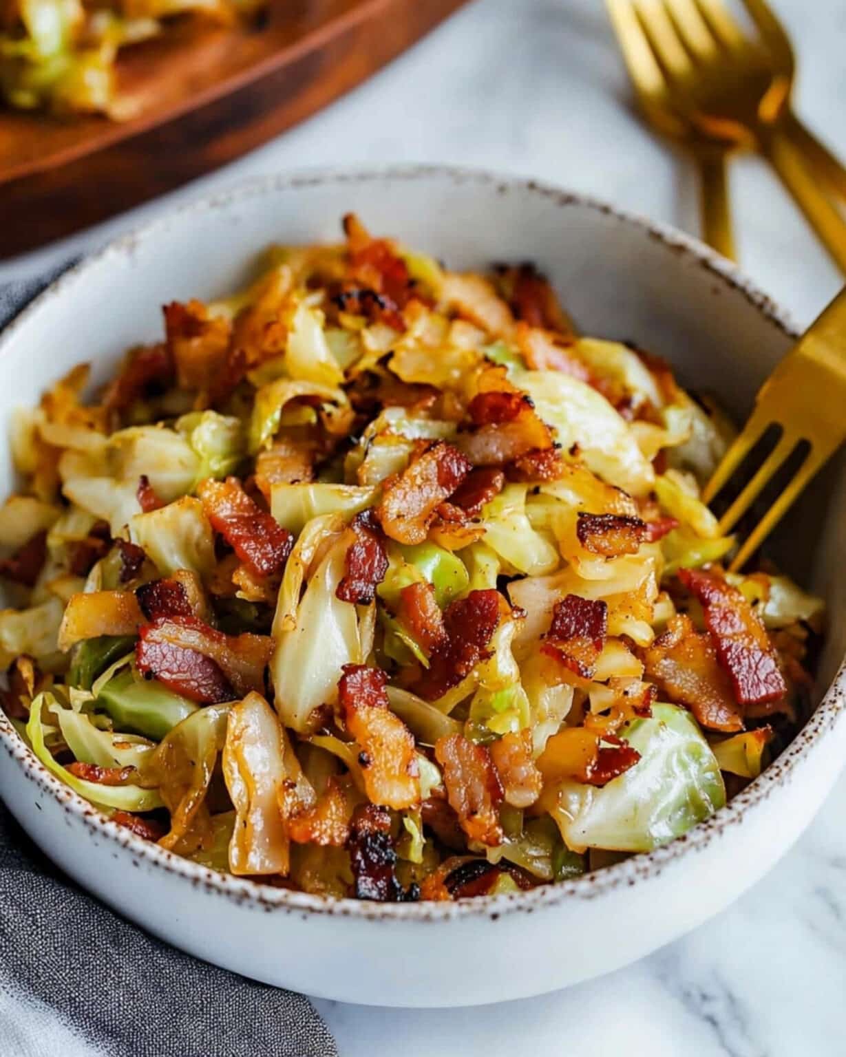 Easy Fried Cabbage Recipe - LazyDayRecipes