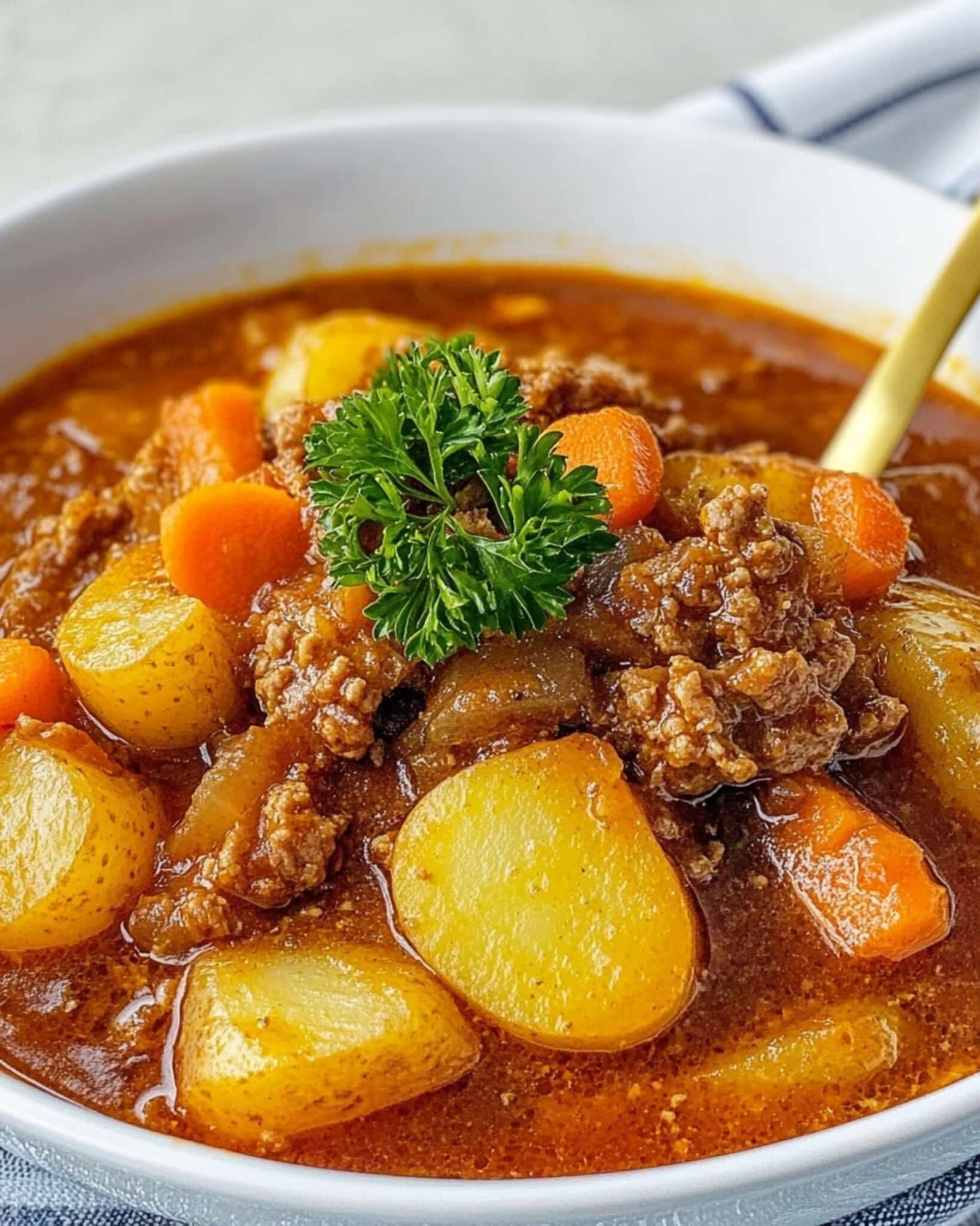 Slow Cooker Poor Man’s Stew Recipe - LazyDayRecipes
