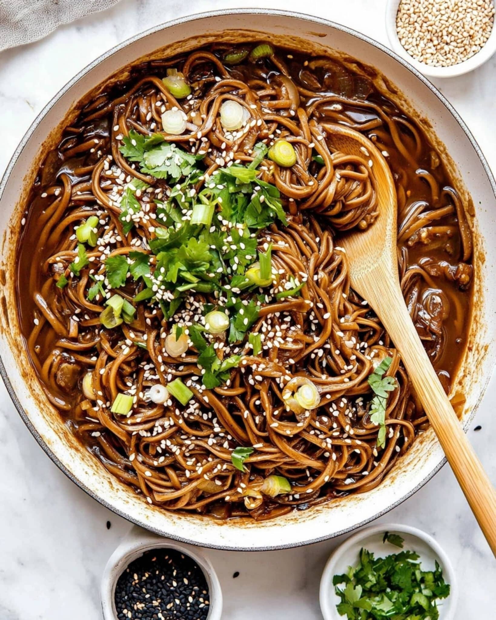 The Best Sesame Soba Noodles Recipe - LazyDayRecipes