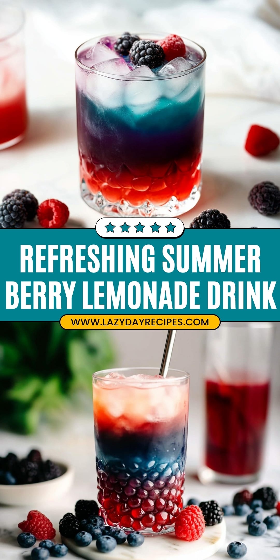 Summer Berry Lemonade Refresher: Vibrant Homemade Starbucks Alternative