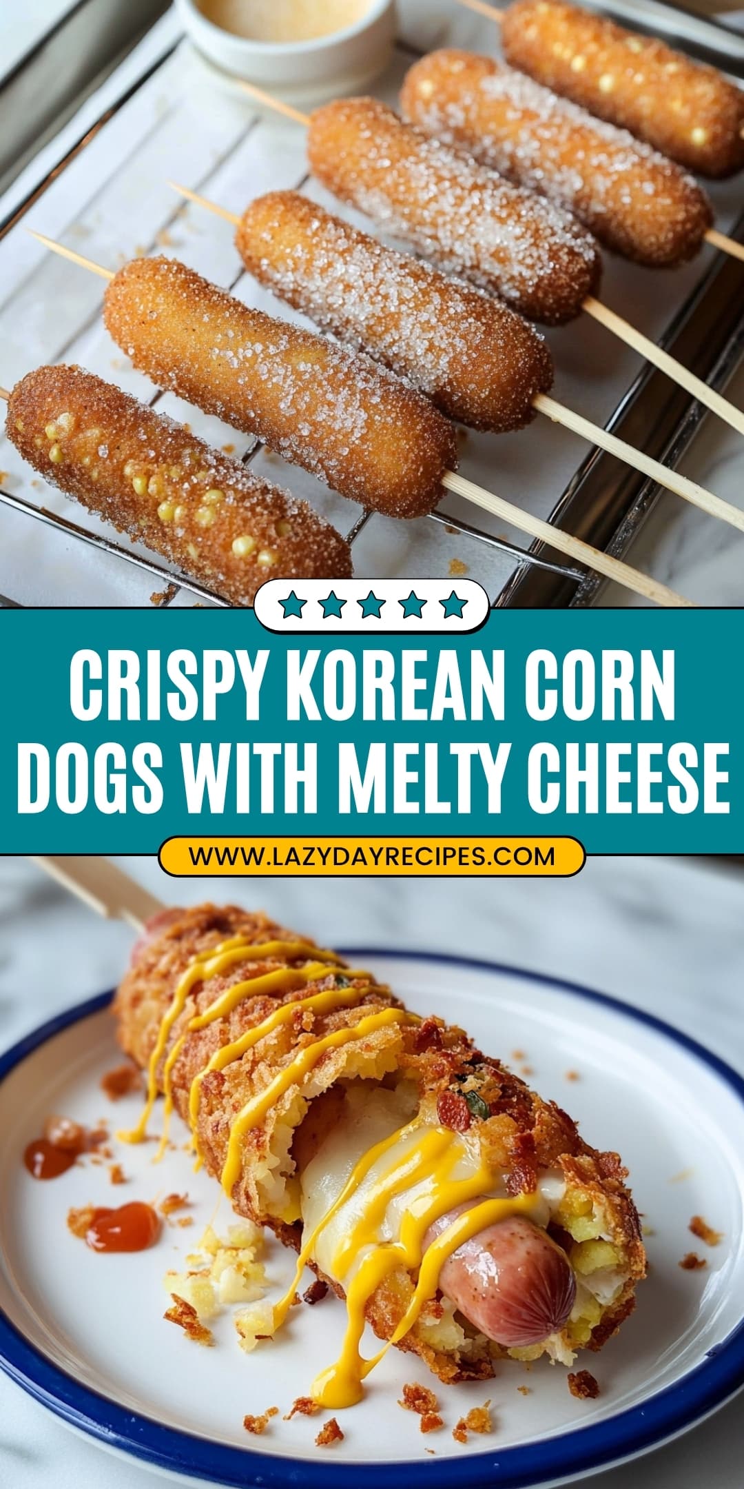 Korean Corn Dog: Crispy & Cheesy Delight