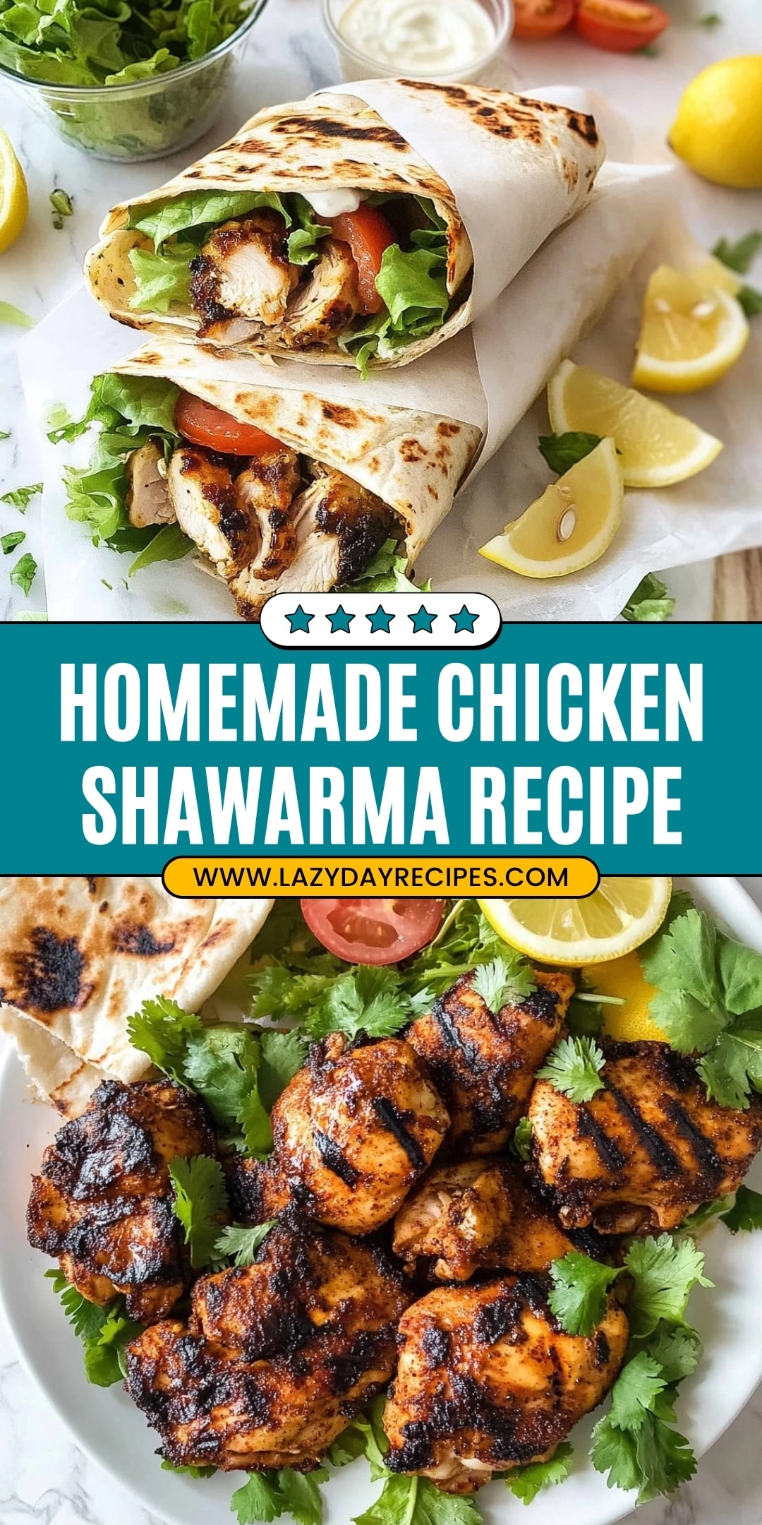 Chicken Shawarma Wrap Recipe: Taste the Middle Eastern Flavor Adventure