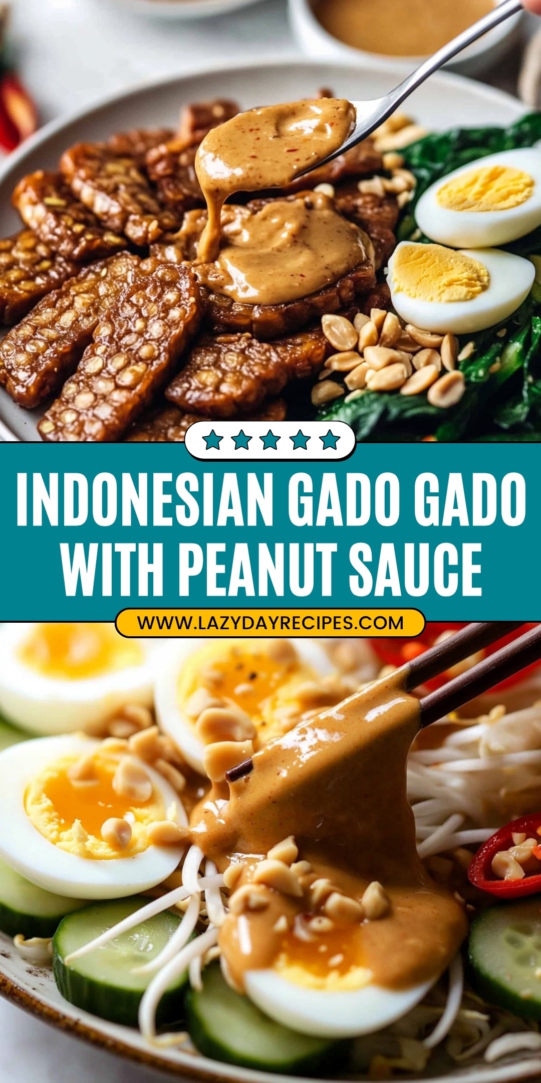 Gado Gado: Vibrant Indonesian Salad with Peanut Sauce