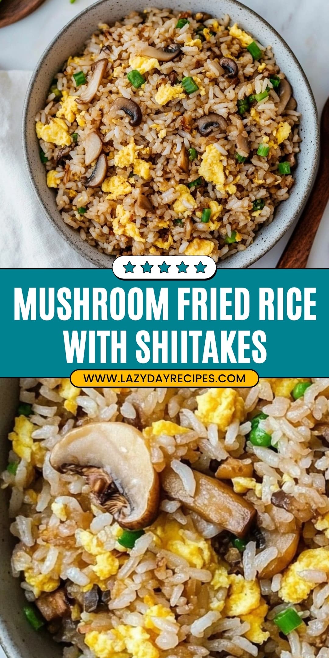 Mushroom Fried Rice Recipe - Quick & Flavorful Dinner Idea