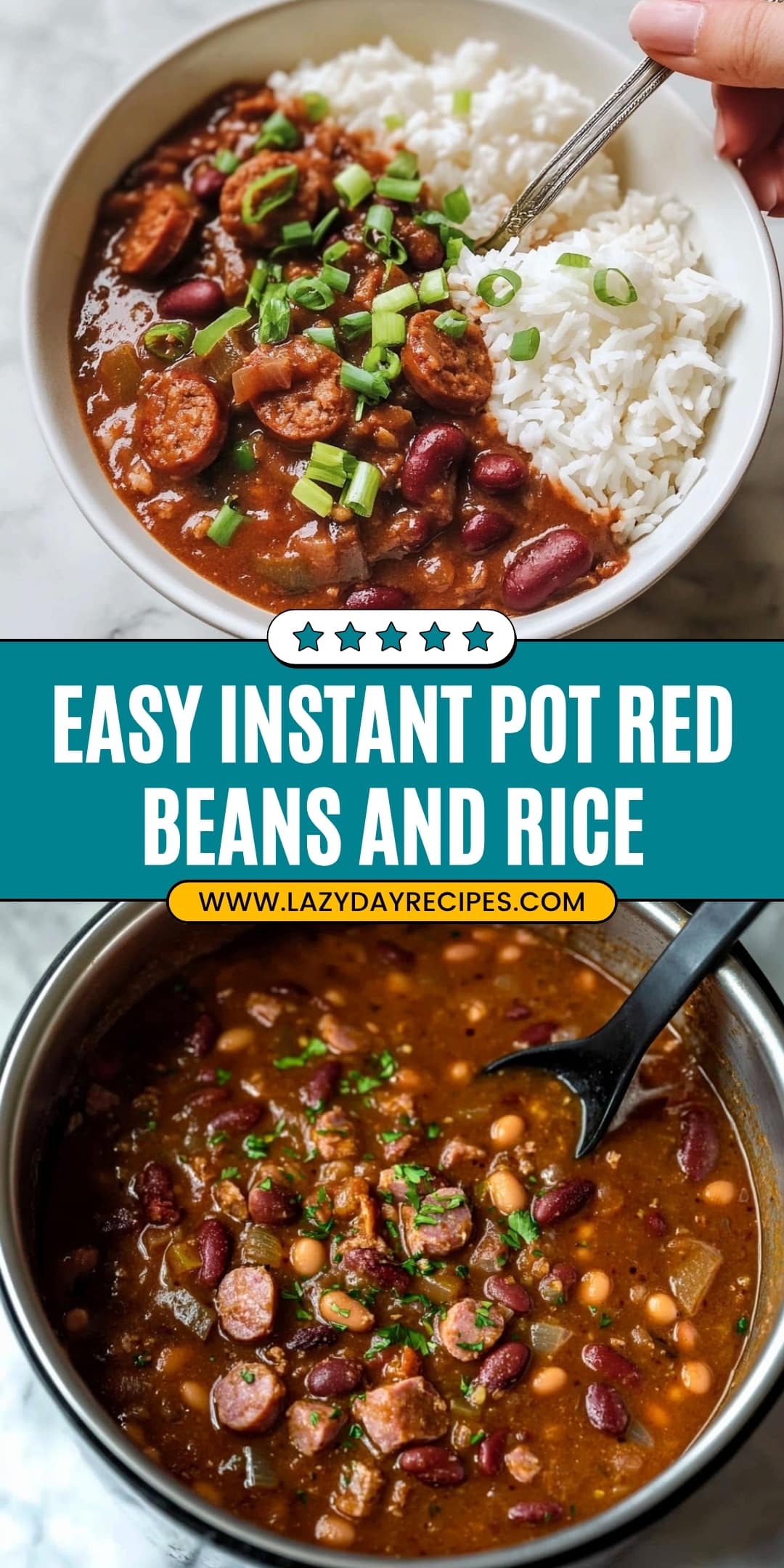 Instant Pot Red Beans and Rice: Soulful Creole Comfort Food Recipe