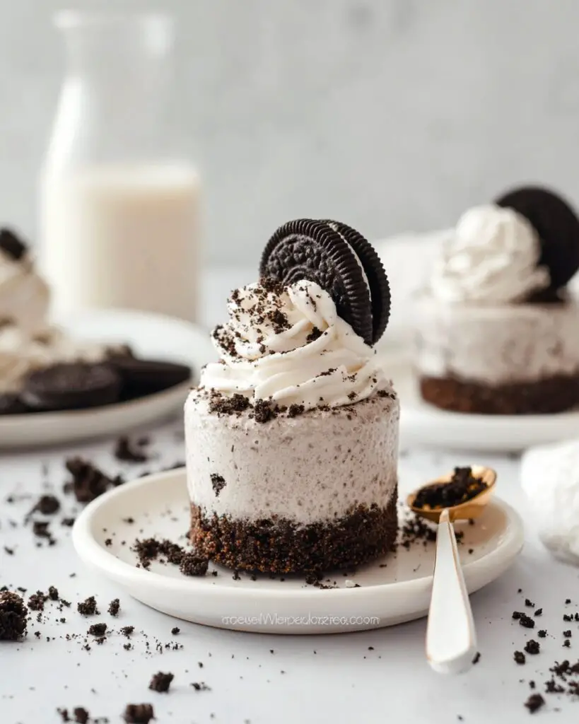 Mini No-Bake Oreo Cheesecakes: Easy, Creamy & Irresistible