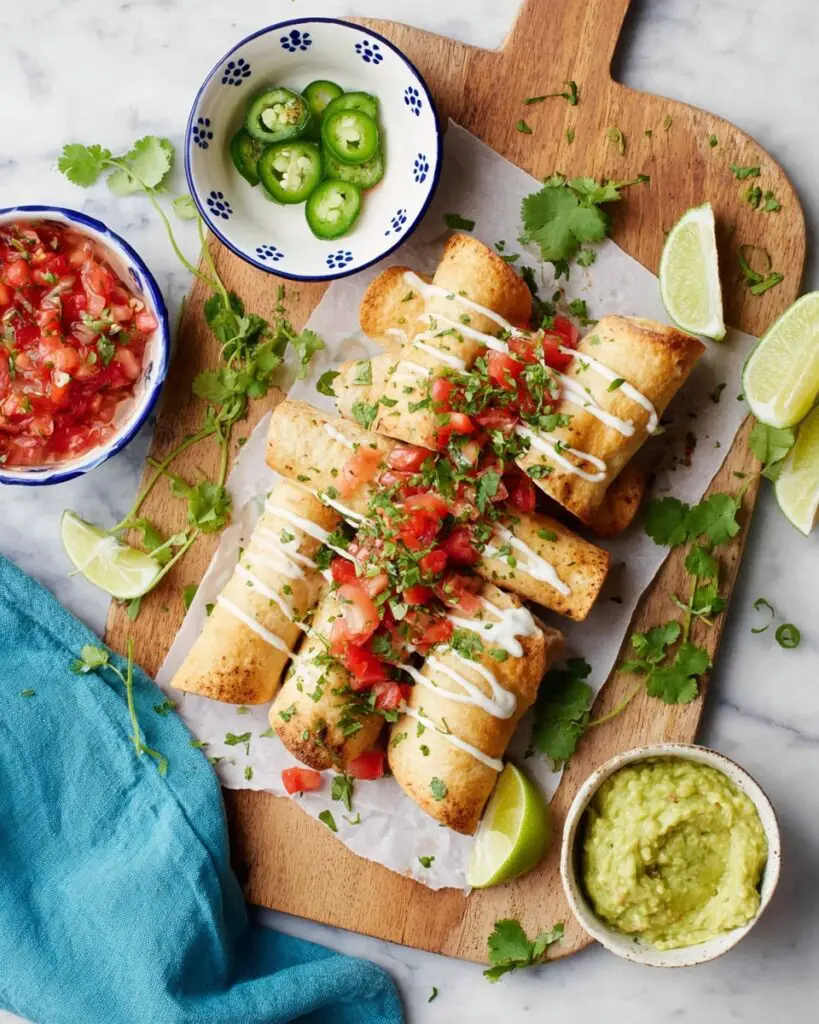 Vegan Jackfruit Taquitos: Irresistibly Crispy & Flavorful