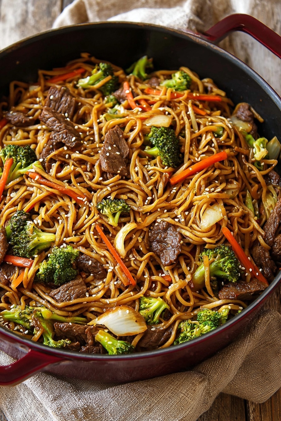 Easy Beef Lo Mein - Quick & Flavorful Asian Noodle Stir-Fry